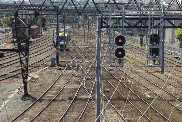 Train in a railway yard-4009 | Stockarch Free Stock Photo Archive