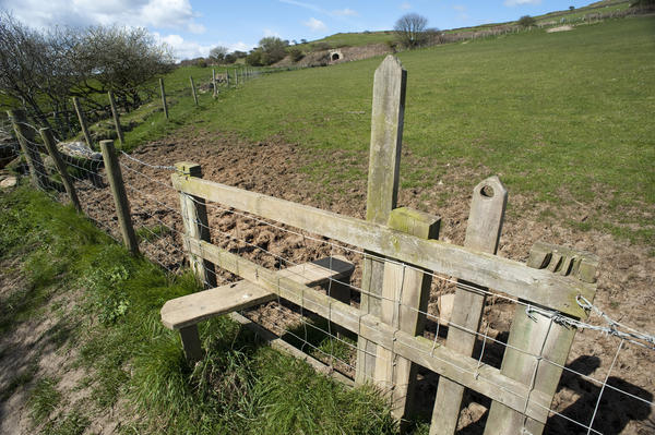 Fence and wooden stile-4095 | Stockarch Free Stock Photo Archive