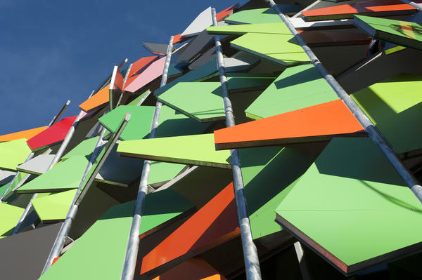 Multicoloured architectural panels-8525 | Stockarch Free Stock Photo ...