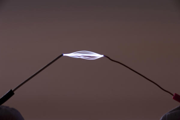 Demonstrating an electrical spark jumping a gap-9947 | Stockarch Free ...